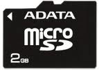 Memoria MicroSD Adata 2GB
